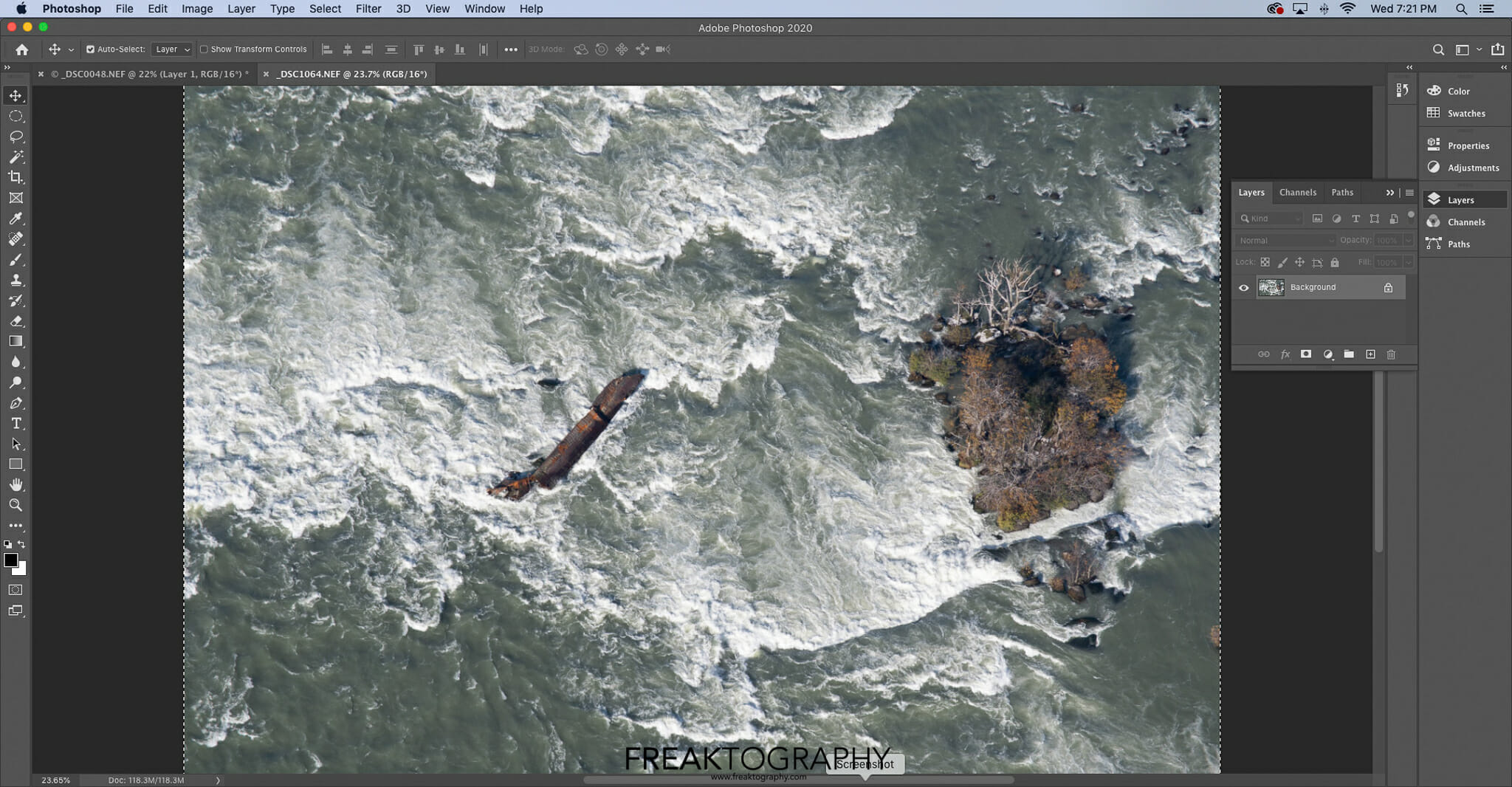 Niagara Falls Old Scow History | Niagara Falls Scow Before and After