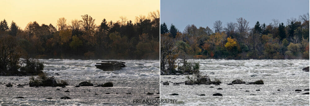 Niagara Falls Old Scow History | Niagara Falls Scow Before and After