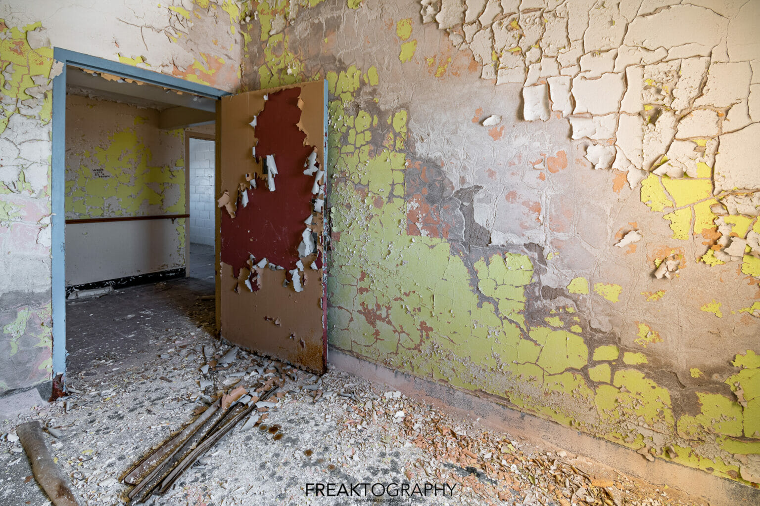 Terrence Tower at Abandoned Rochester Psychiatric Hospital