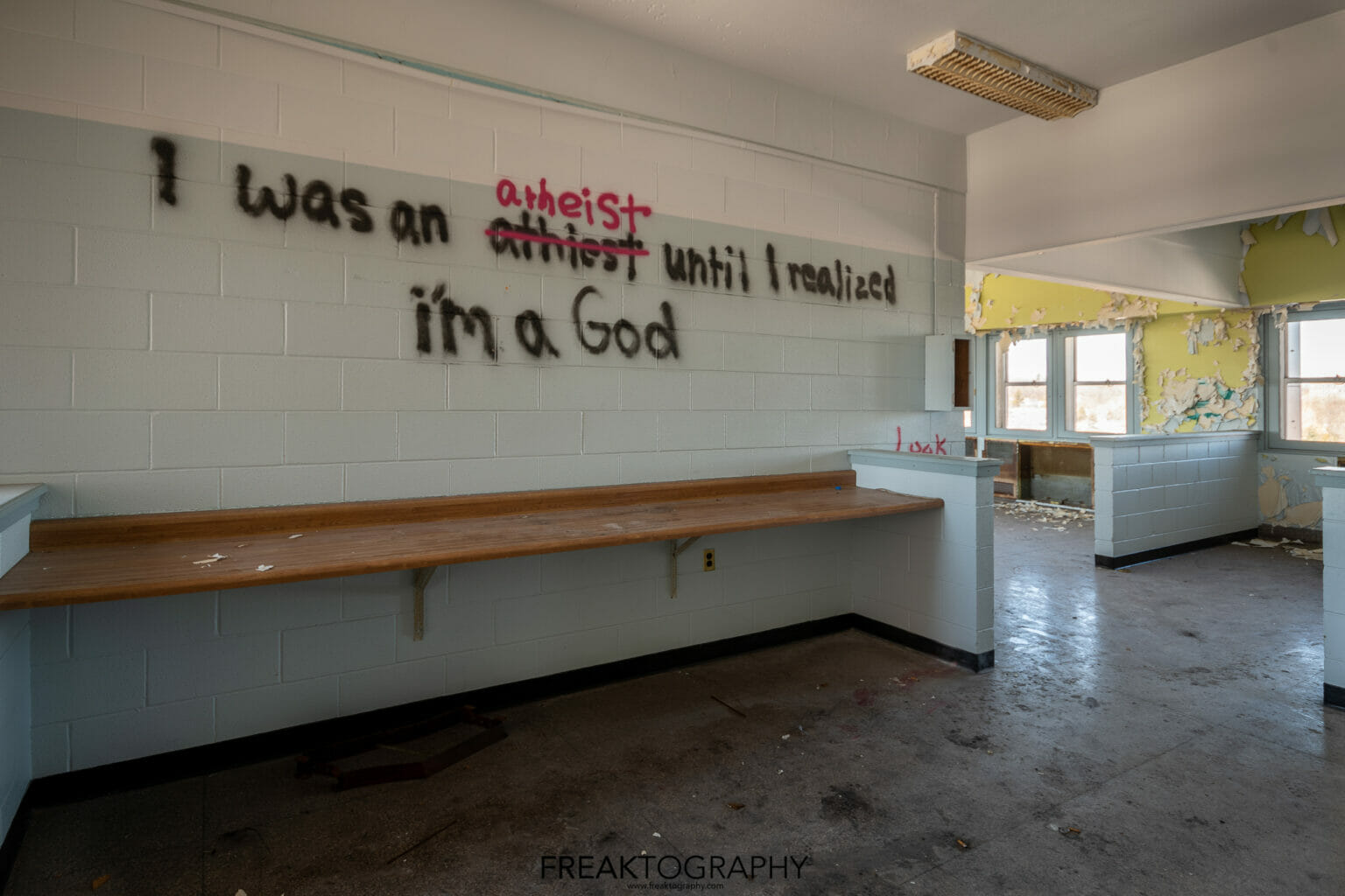 Terrence Tower at Abandoned Rochester Psychiatric Hospital