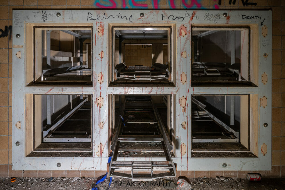 Terrence Tower at Abandoned Rochester Psychiatric Hospital
