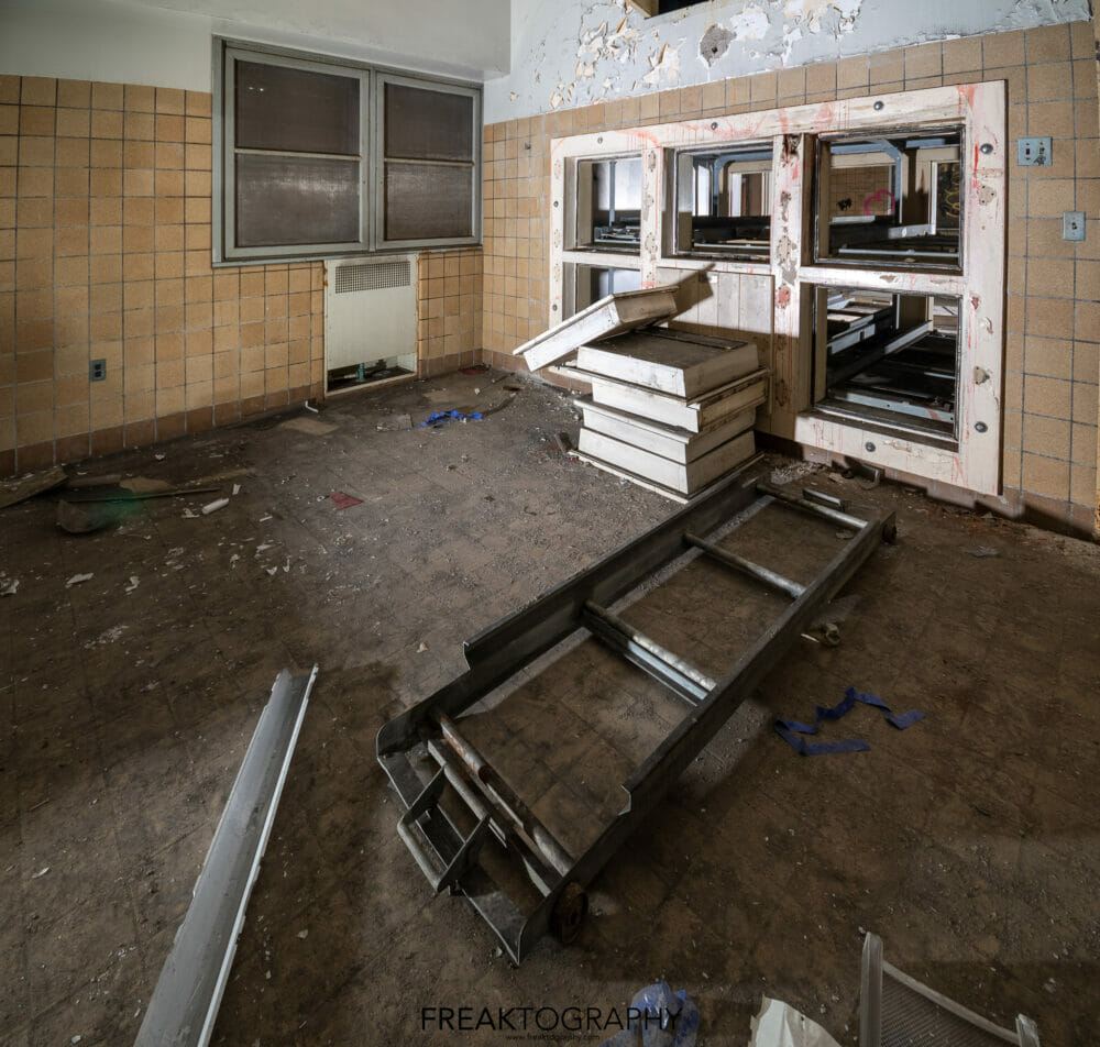 Terrence Tower at Abandoned Rochester Psychiatric Hospital