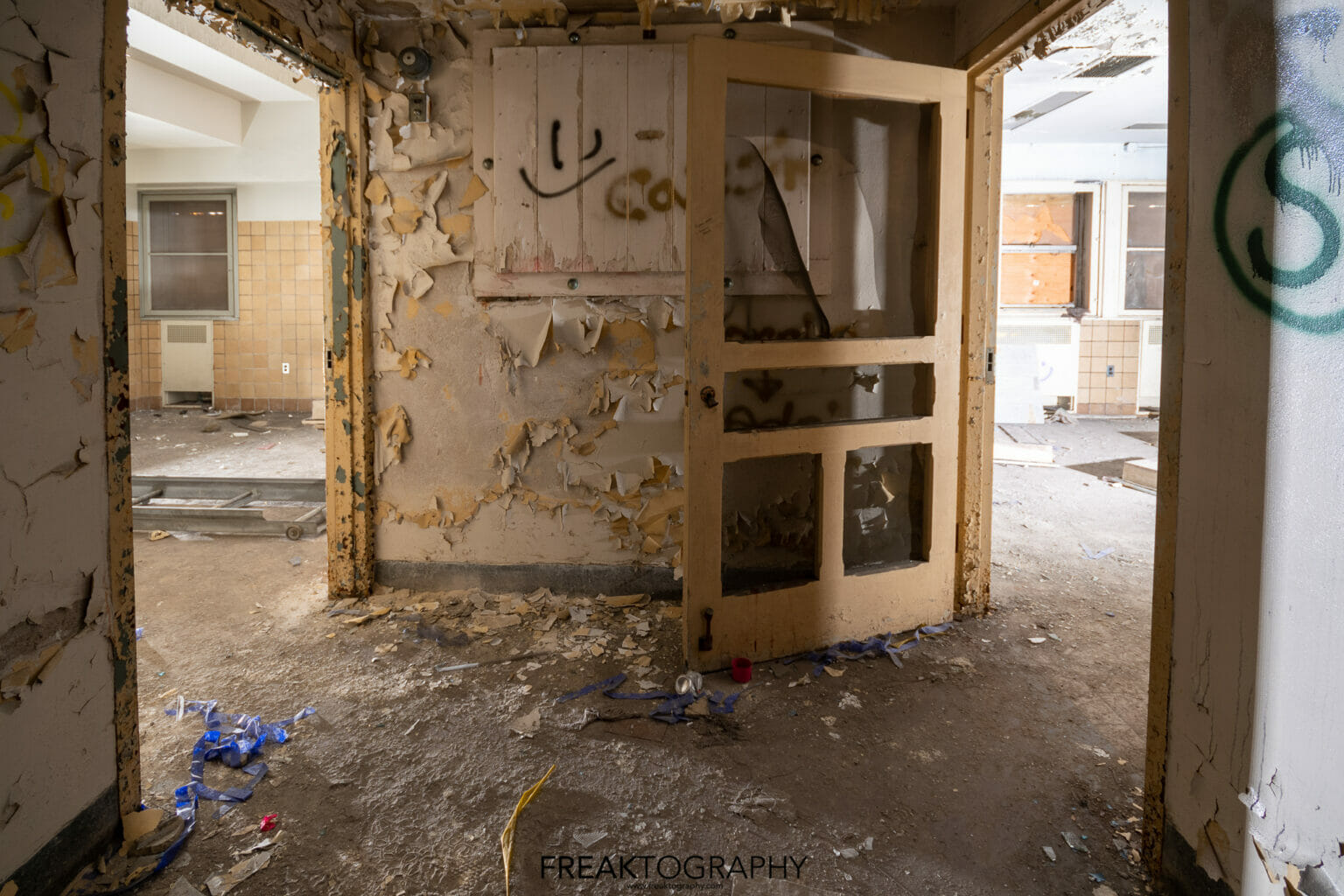 Terrence Tower at Abandoned Rochester Psychiatric Hospital