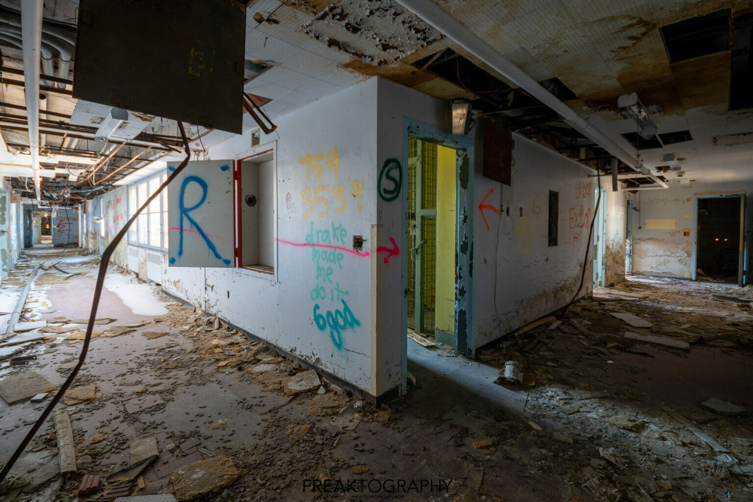 Terrence Tower at Abandoned Rochester Psychiatric Hospital | FREAKTOGRAPHY