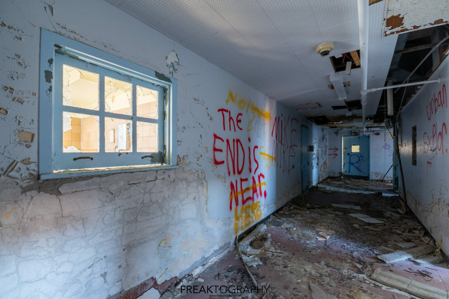 Terrence Tower at Abandoned Rochester Psychiatric Hospital | FREAKTOGRAPHY