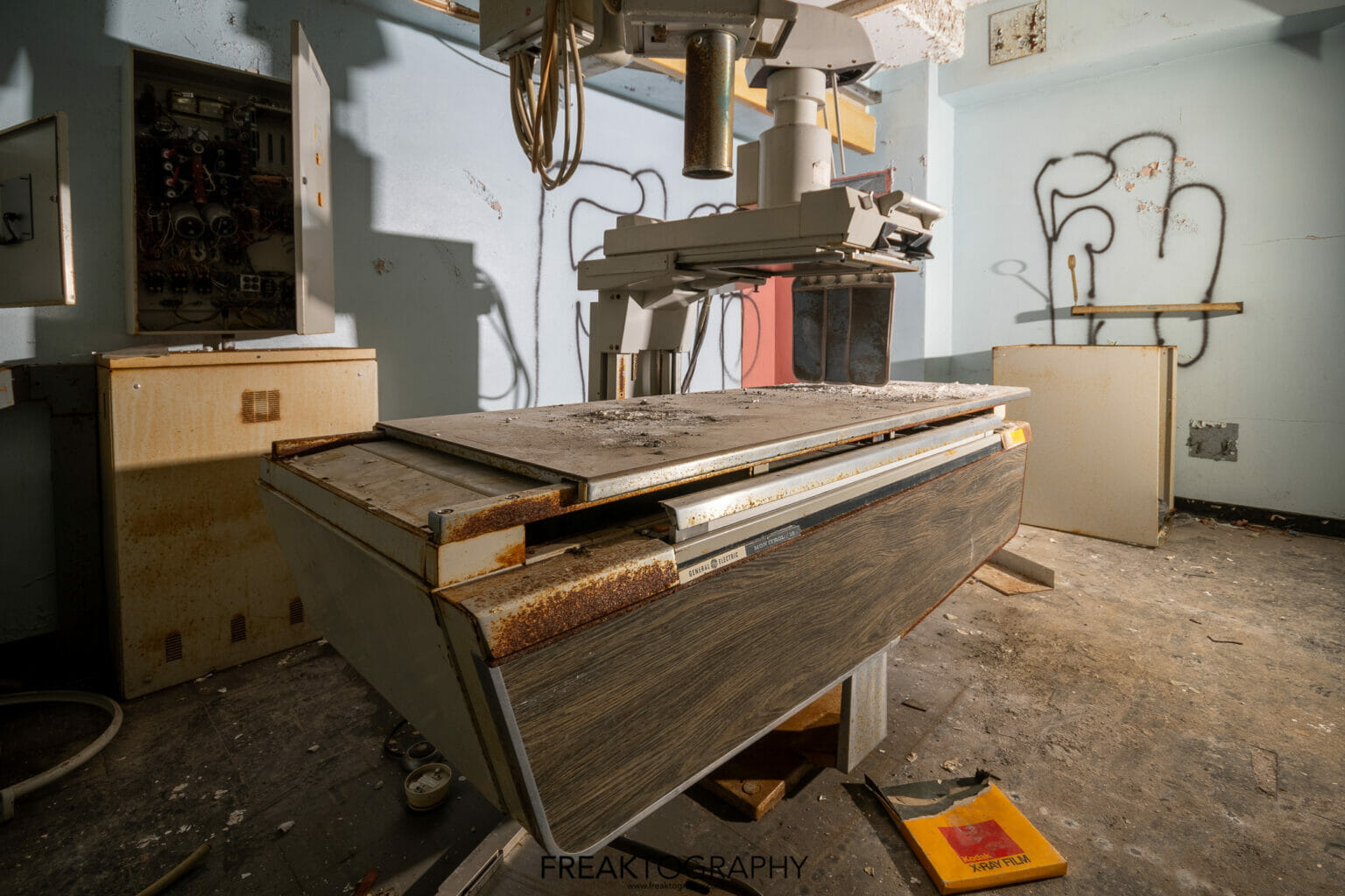 Terrence Tower at Abandoned Rochester Psychiatric Hospital