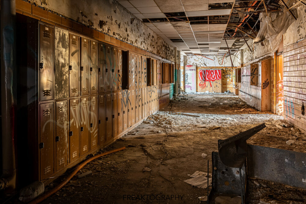 Abandoned Horace Mann High School Gary Indiana | FREAKTOGRAPHY