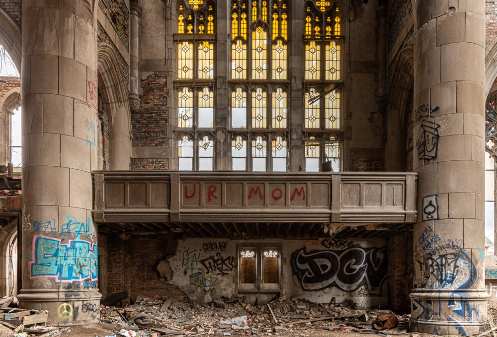 Abandoned City Methodist Church Gary Indiana