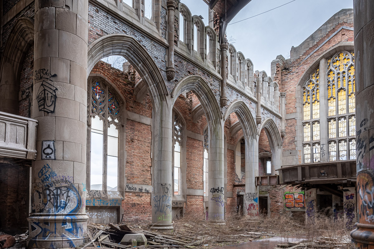Abandoned City Methodist Church Gary Indiana