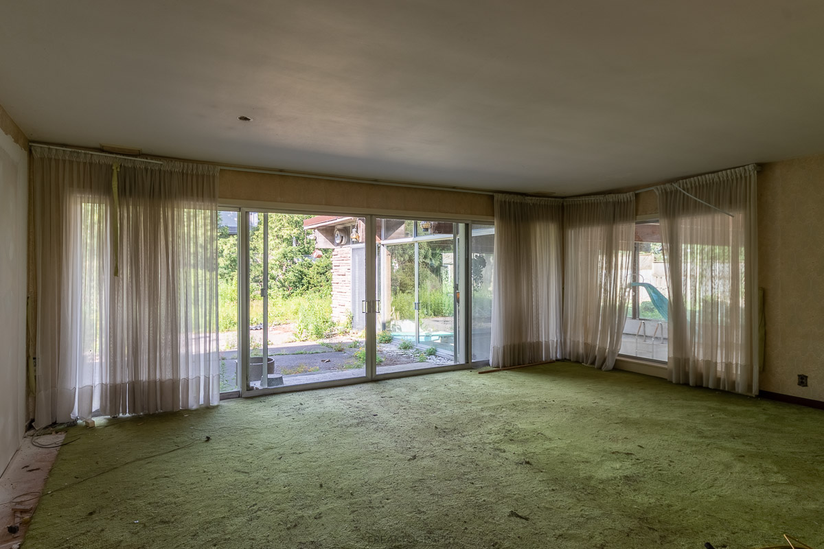 Abandoned 1970s Funky Retro Mansion