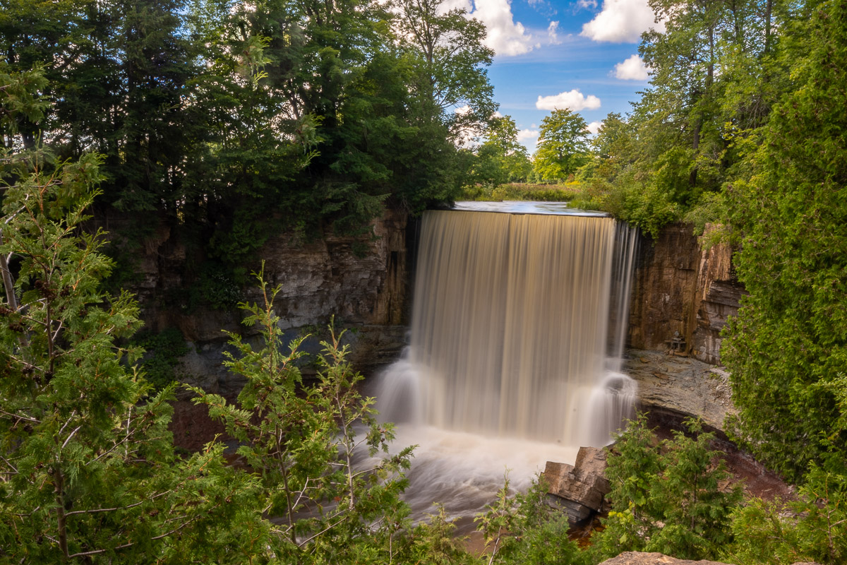 Exploring Ontarios Waterfalls Indian Falls Waterfall, Owen Sound Ontario